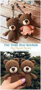 Amigurumi Free Keychain Teddy Bear Pattern – Amigurumi