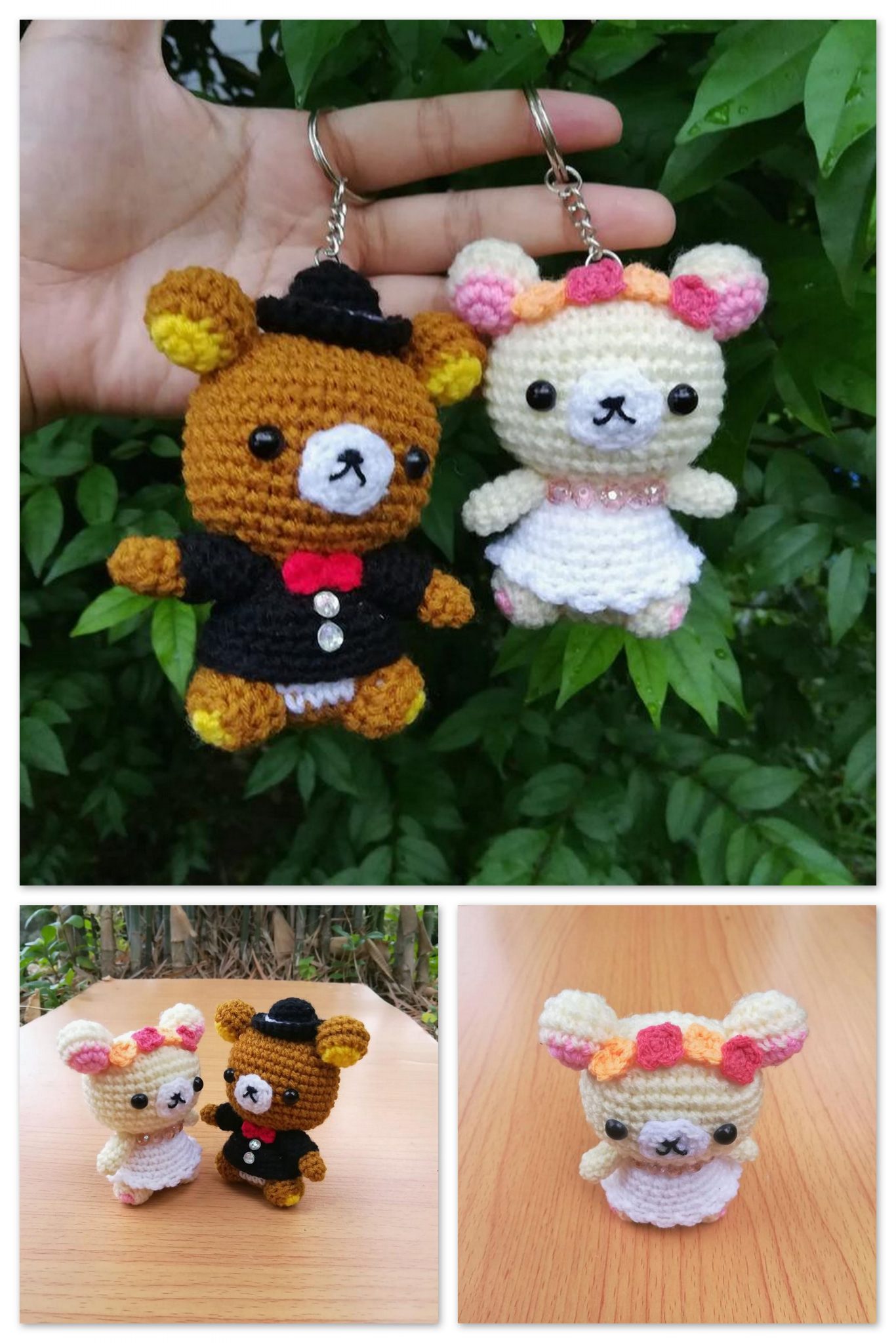 Amigurumi Teddy Bear Keychain Free Crochet Pattern – Amigurumi