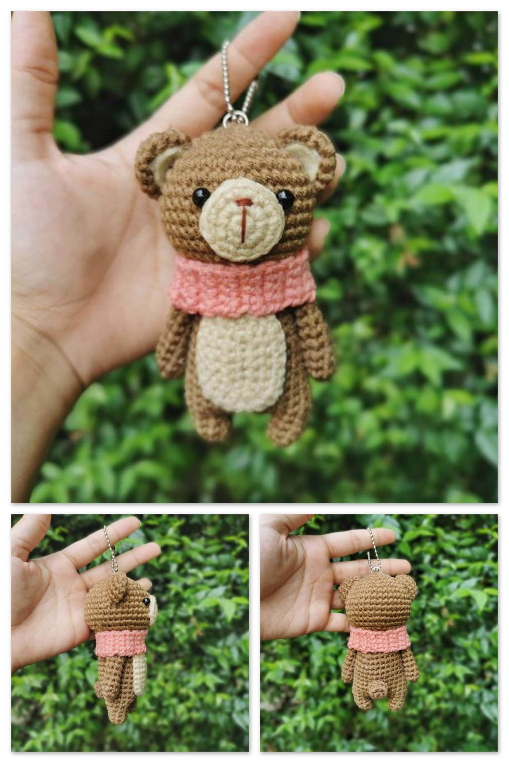 Amigurumi Teddy Bear Keychain Free Crochet Pattern – Amigurumi