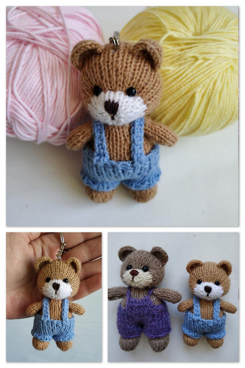 Amigurumi Teddy Bear Keychain Free Crochet Pattern – Amigurumi