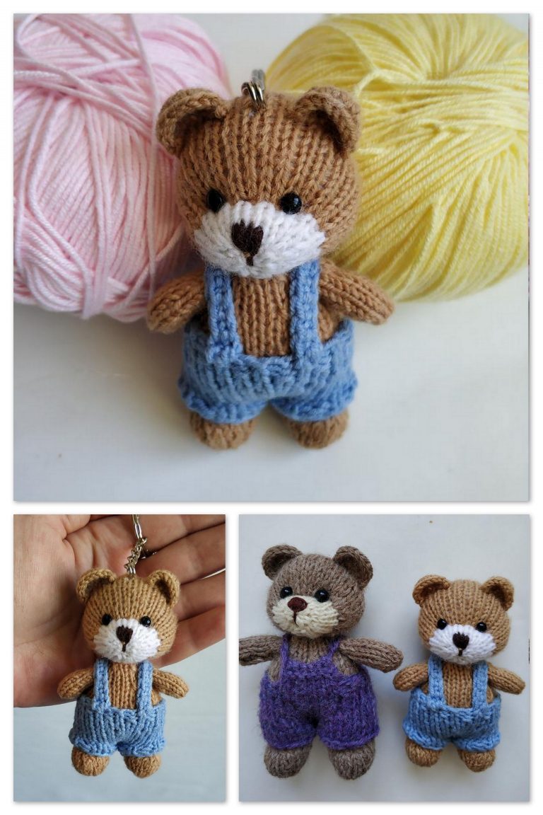 Amigurumi Teddy Bear Keychain Free Crochet Pattern – Amigurumi