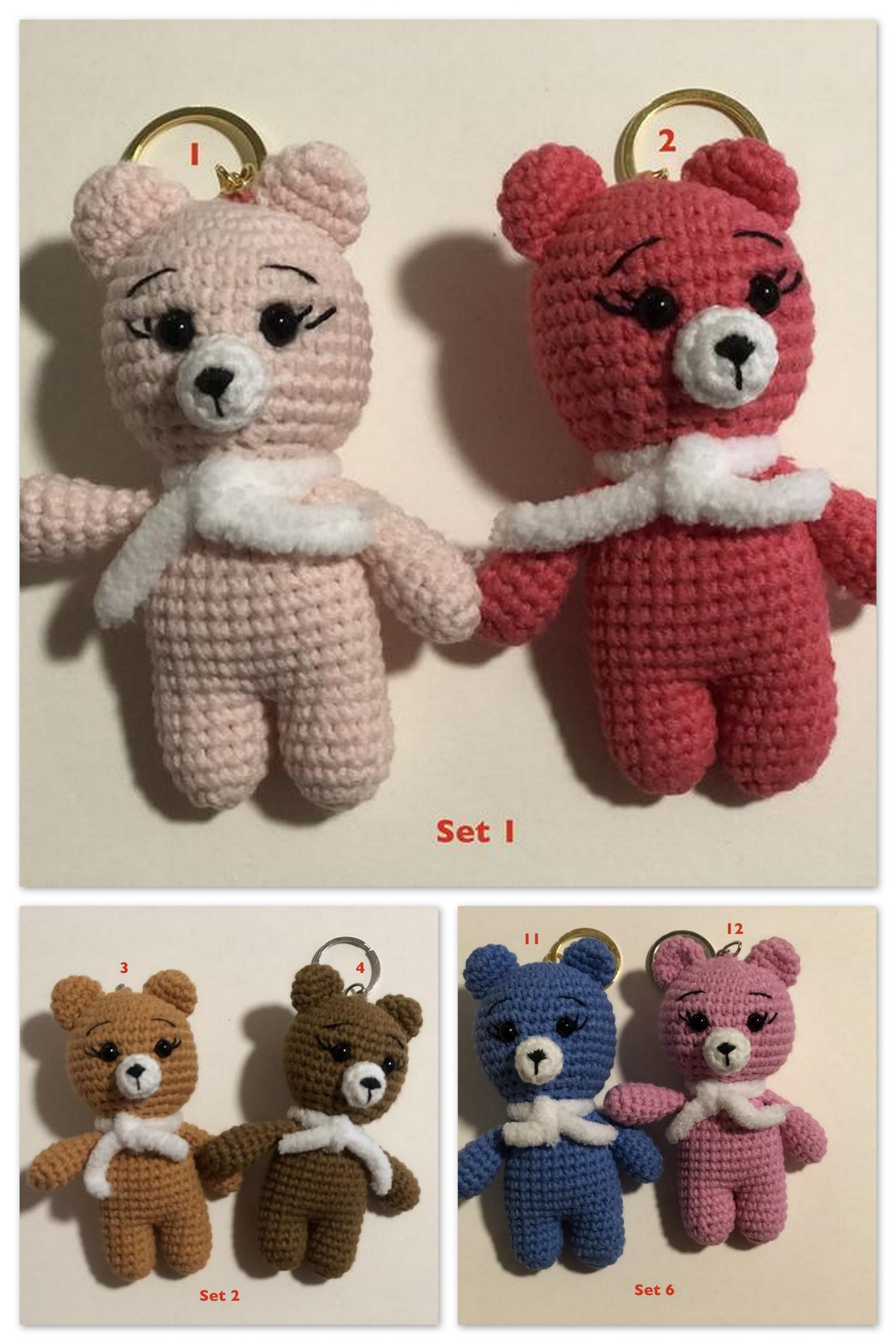 Amigurumi Teddy Bear Keychain Free Crochet Pattern – Amigurumi