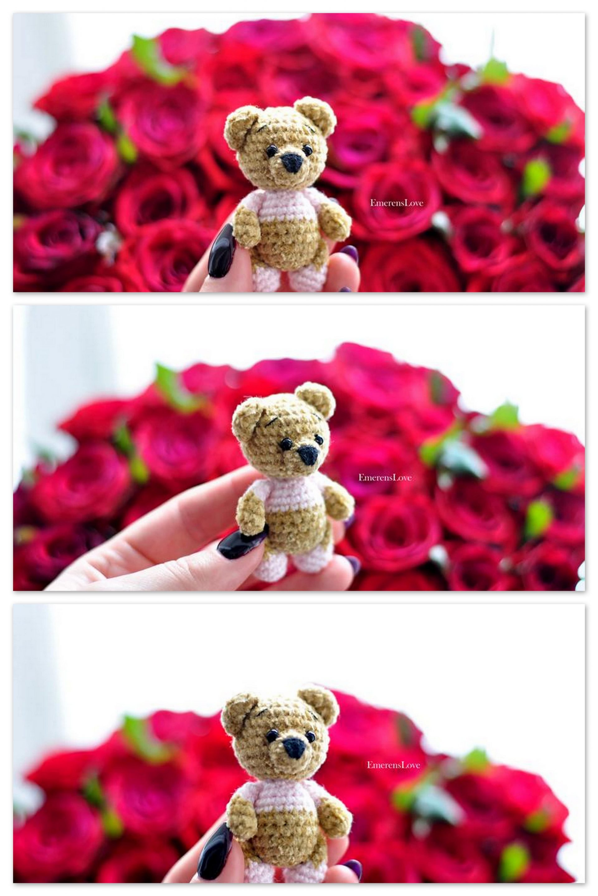 Amigurumi Teddy Bear Keychain Free Crochet Pattern – Amigurumi