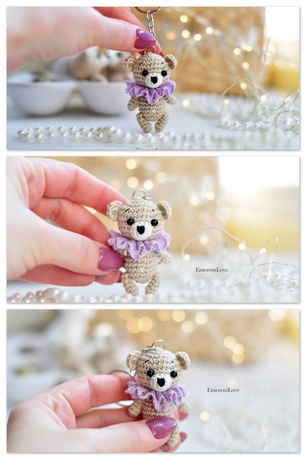 Amigurumi Teddy Bear Keychain Free Crochet Pattern – Amigurumi