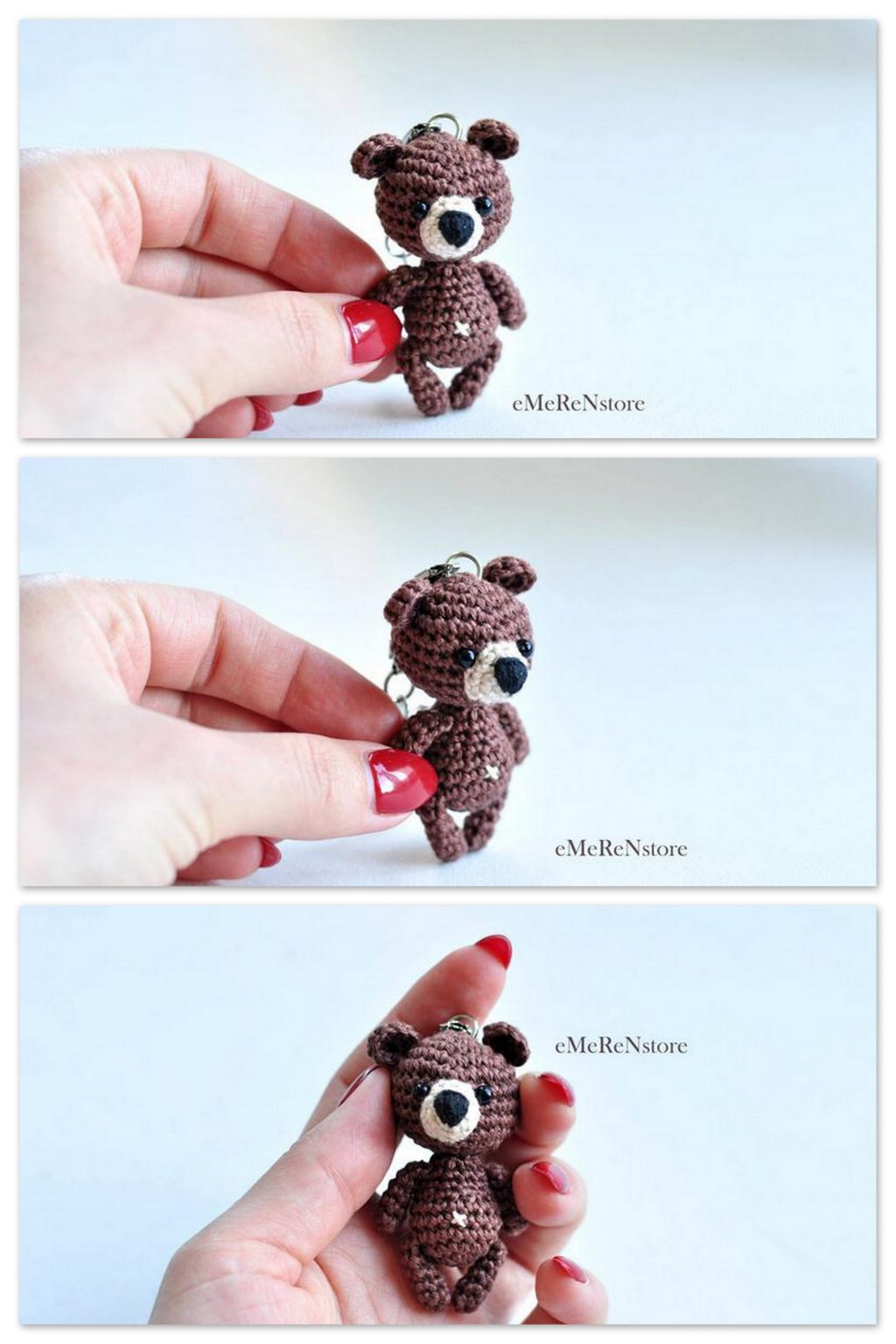 Amigurumi Teddy Bear Keychain Free Crochet Pattern – Amigurumi