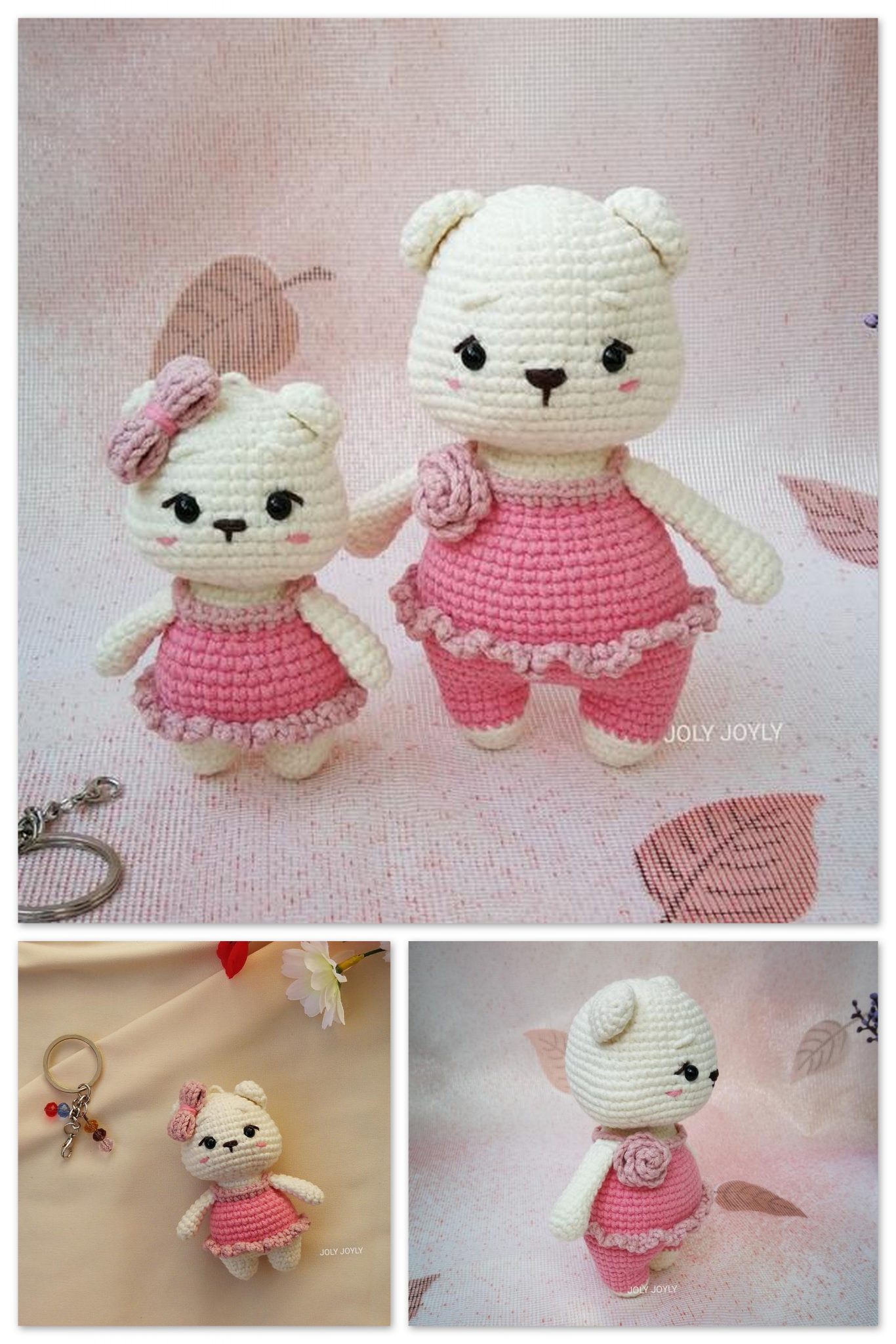 Amigurumi Teddy Bear Keychain Free Crochet Pattern – Amigurumi