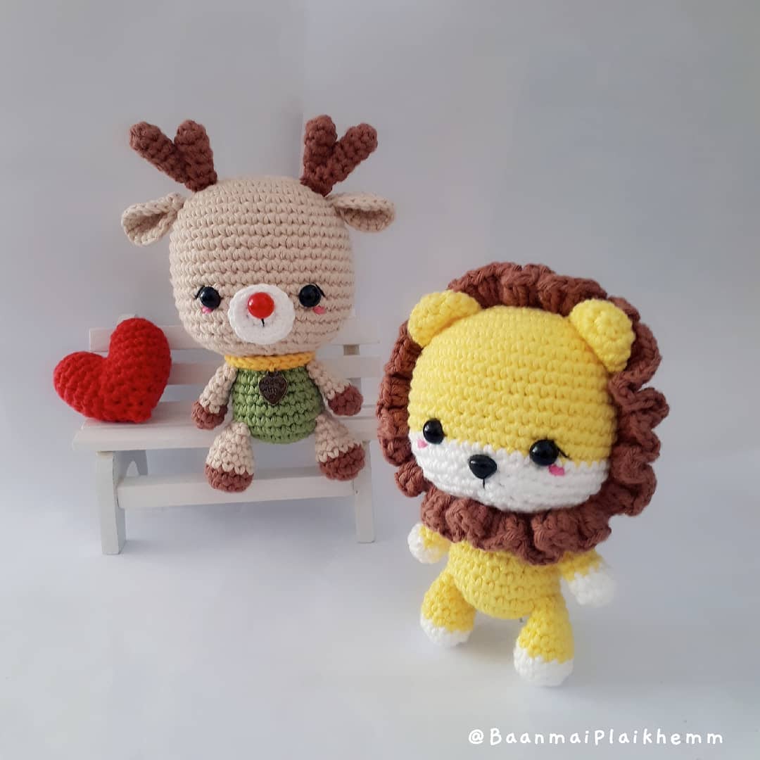 Amigurumi Free Crochet Mini Reindeer Pattern – Amigurumi