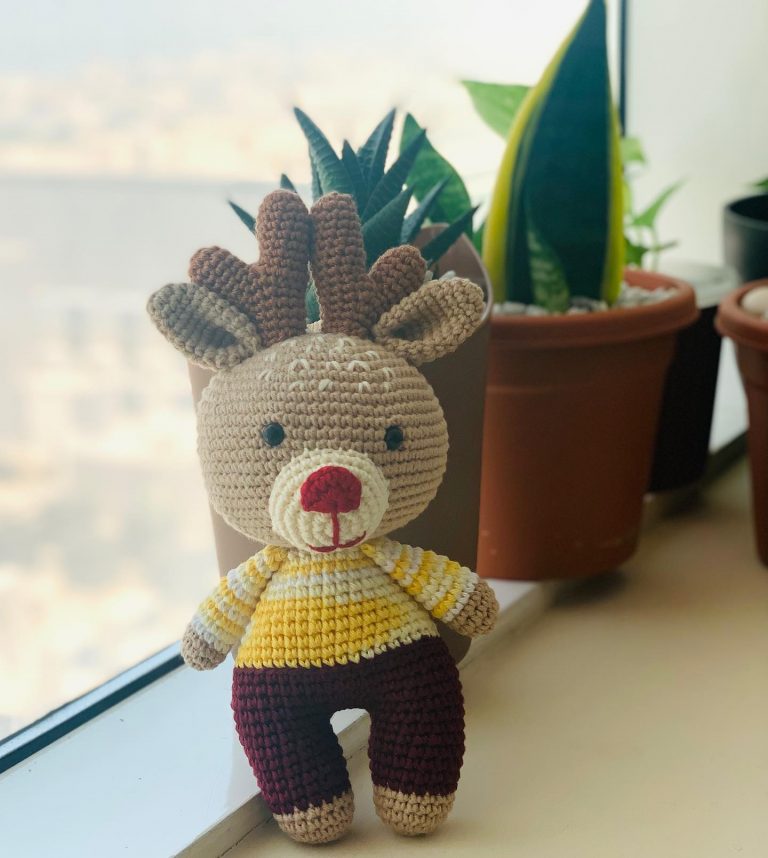 Amigurumi Free Crochet Mini Reindeer Pattern – Amigurumi