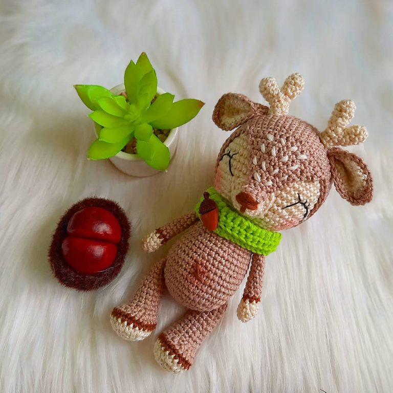 Amigurumi Free Crochet Mini Reindeer Pattern – Amigurumi