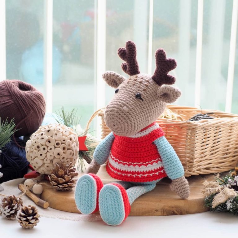 Amigurumi Free Crochet Mini Reindeer Pattern – Amigurumi