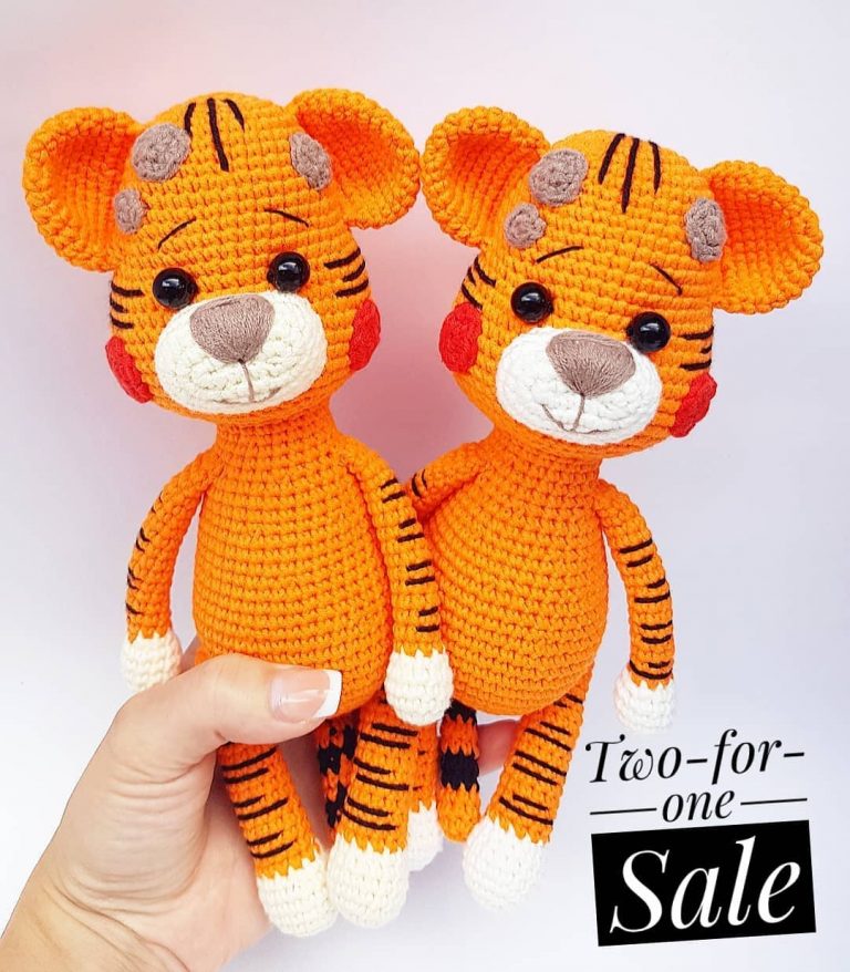Amigurumi Tiger Free Crochet Pattern – Amigurumi