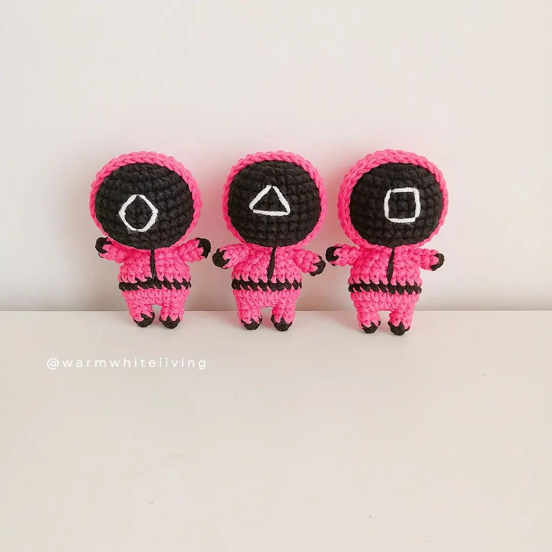 Squid Game Amigurumi Crochet Free Pattern – Amigurumi