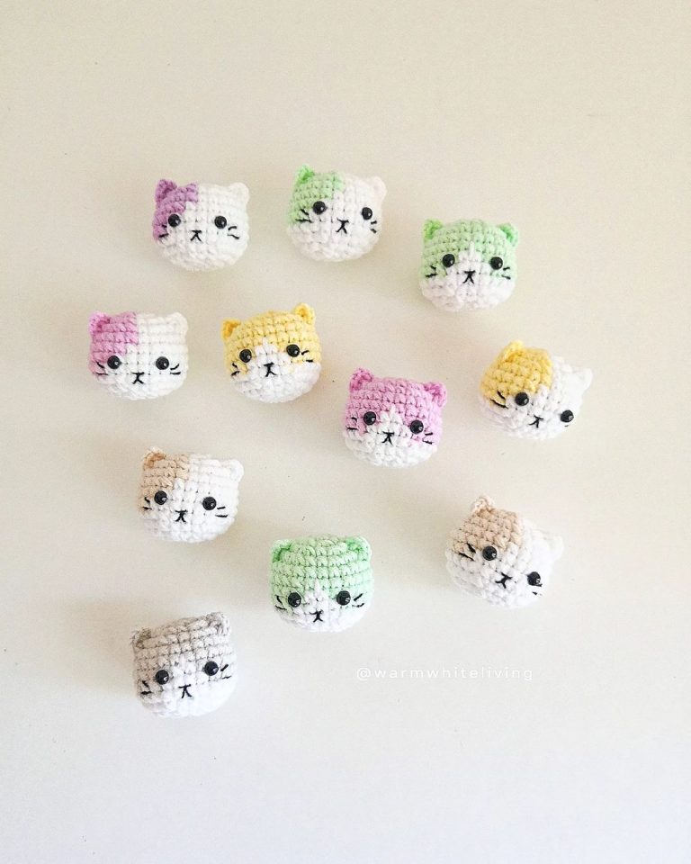 Crochet Hello Kitty Keychain Amigurumi Free Pattern – Amigurumi