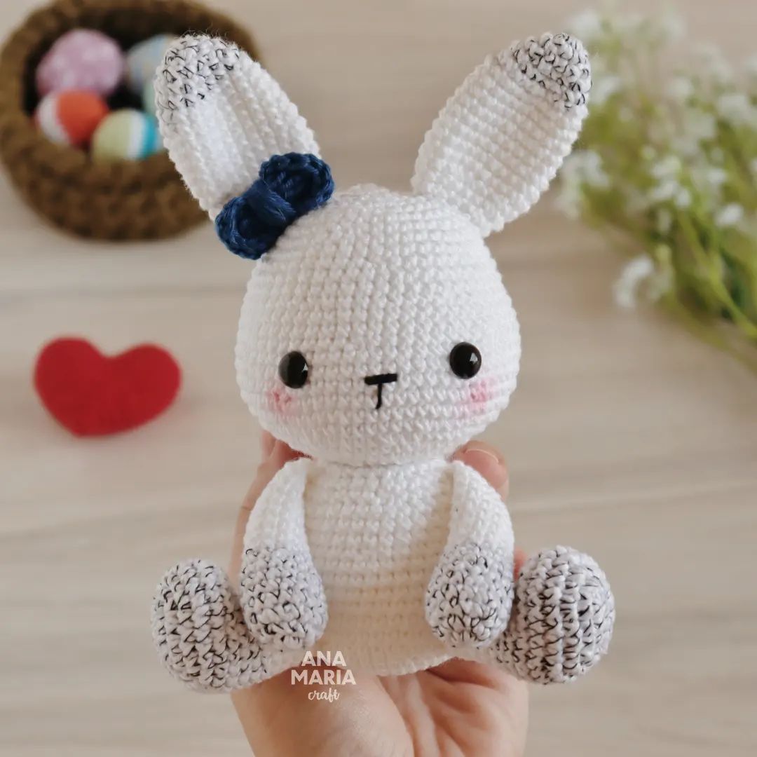 Crochet Sleeping Bunny Jelly Amigurumi Free Pattern – Amigurumi