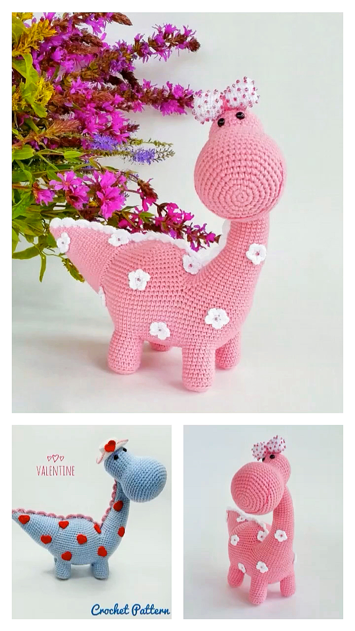 Easy Crochet Dinosaur Trex Amigurumi Free Pattern – Amigurumi