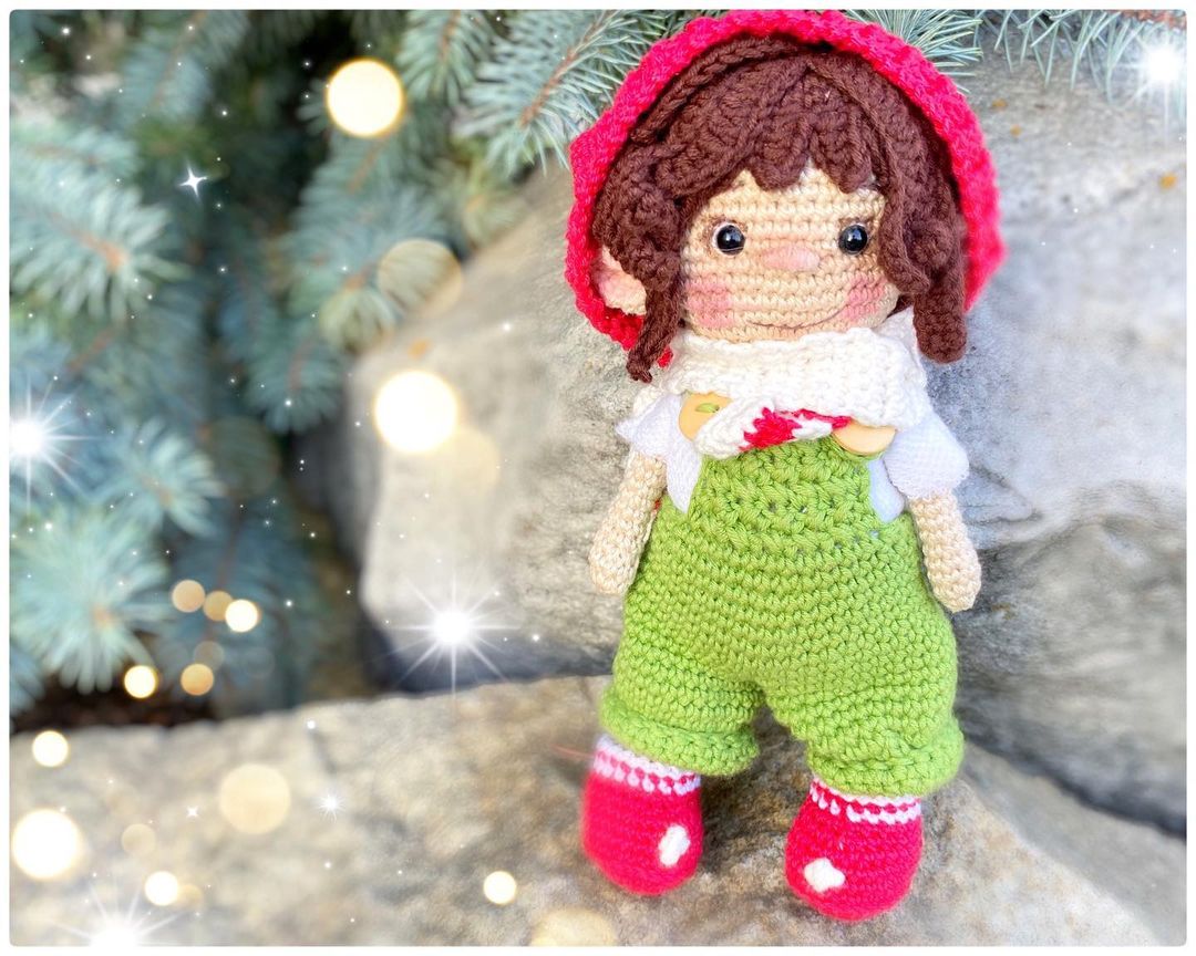 Little Elf Crochet Doll Amigurumi Free Pattern – Amigurumi