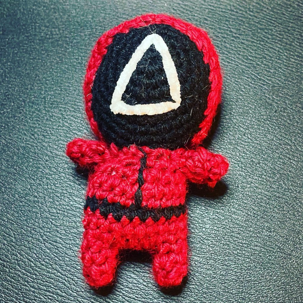 Squid Game Guard Crochet Doll Amigurumi Free Pattern – Amigurumi