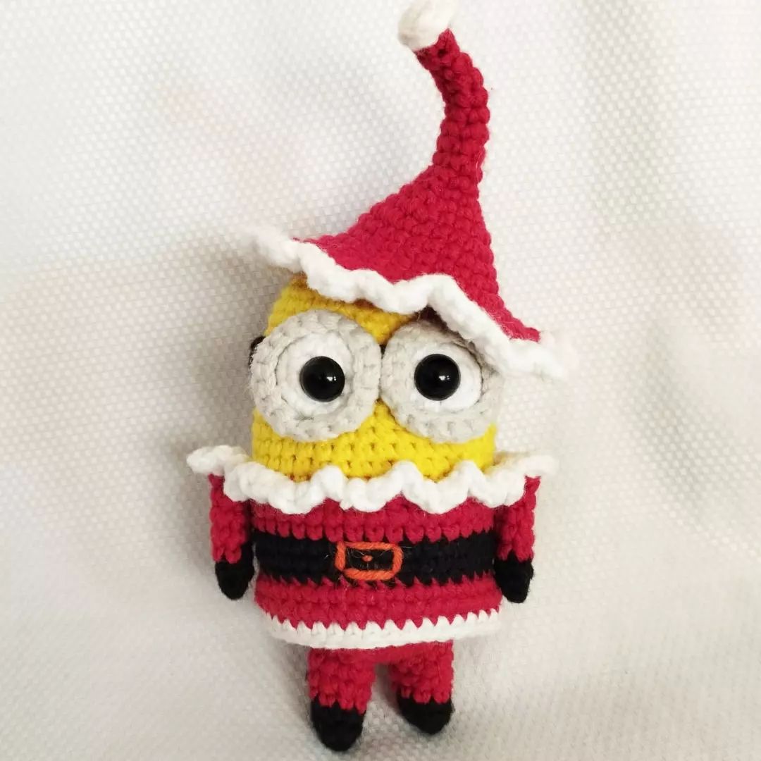 Crochet Christmas Ornaments Minion Rush Free Amigurumi Pattern – Amigurumi