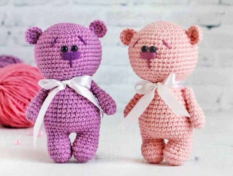 Cute Crochet Mini Bear Amigurumi Free Pattern – Amigurumi