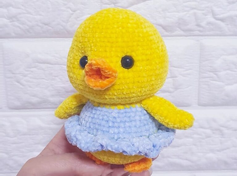 Cute Crochet Duck Amigurumi Free Pattern – Amigurumi