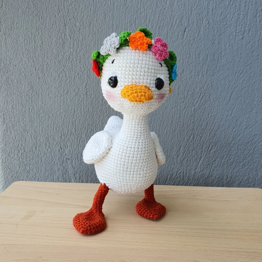 Cute Crochet Duck Amigurumi Free Pattern – Amigurumi