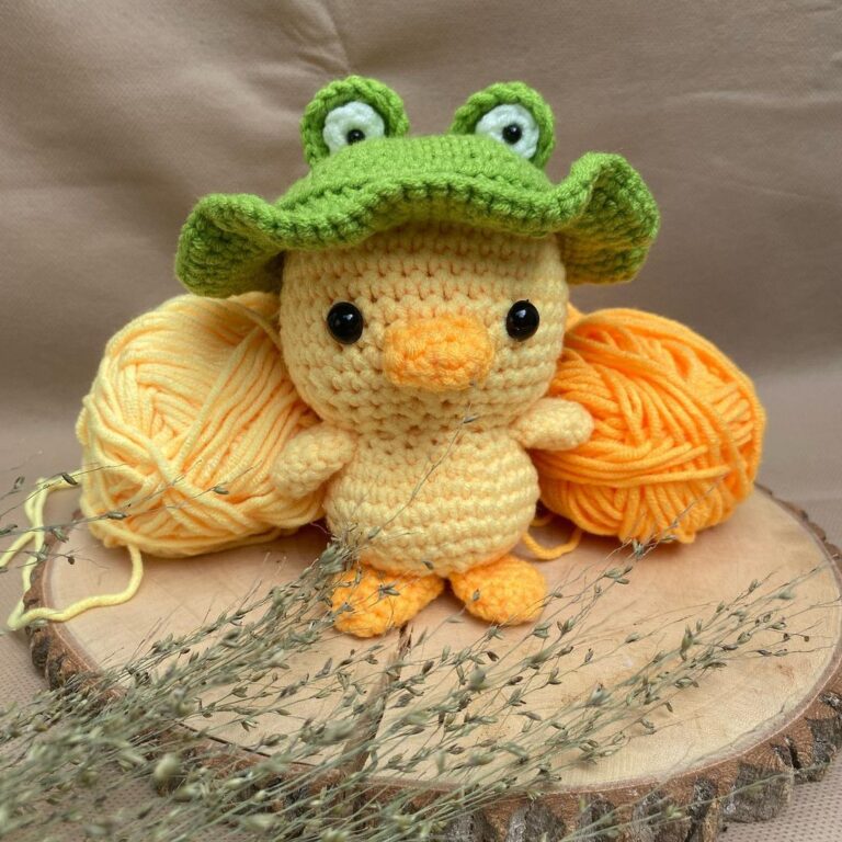 Cute Crochet Duck Amigurumi Free Pattern – Amigurumi