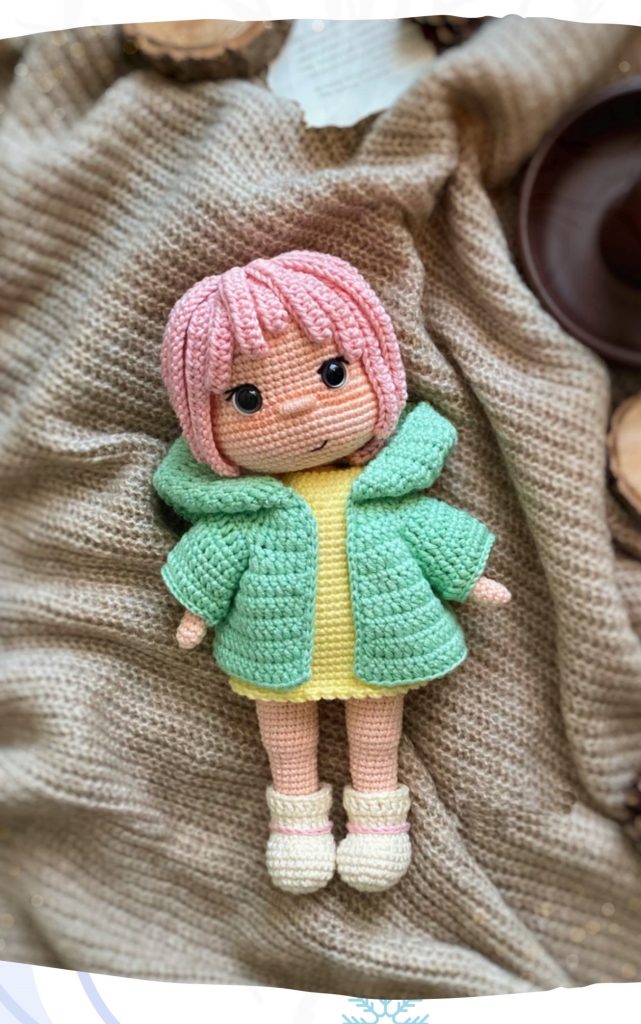 Cute Crochet Lana Doll Amigurumi Free Pattern – Amigurumi