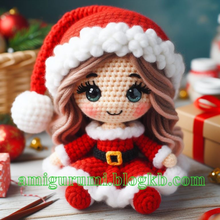 Cute Crochet Santa Doll Amigurumi Free Pattern – Amigurumi