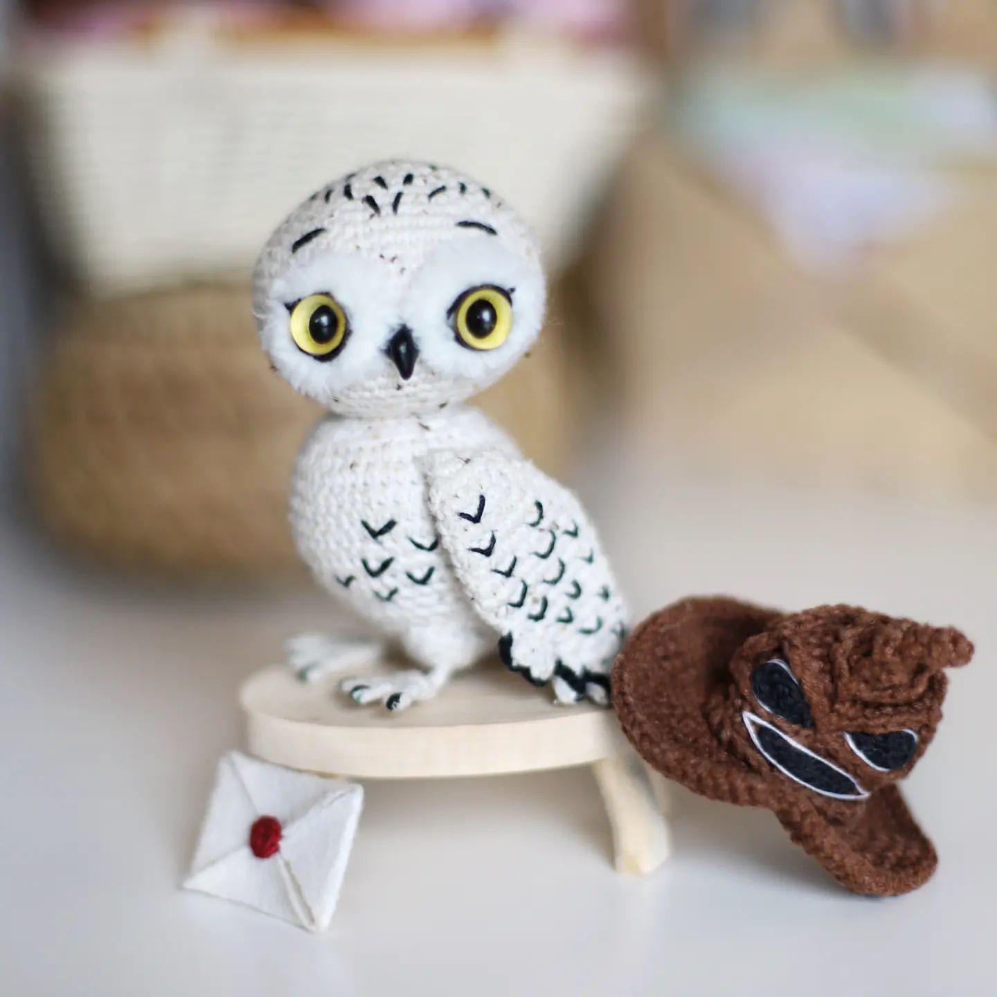 Cute Crochet Owl Hedwig Amigurumi Free Pattern – Amigurumi